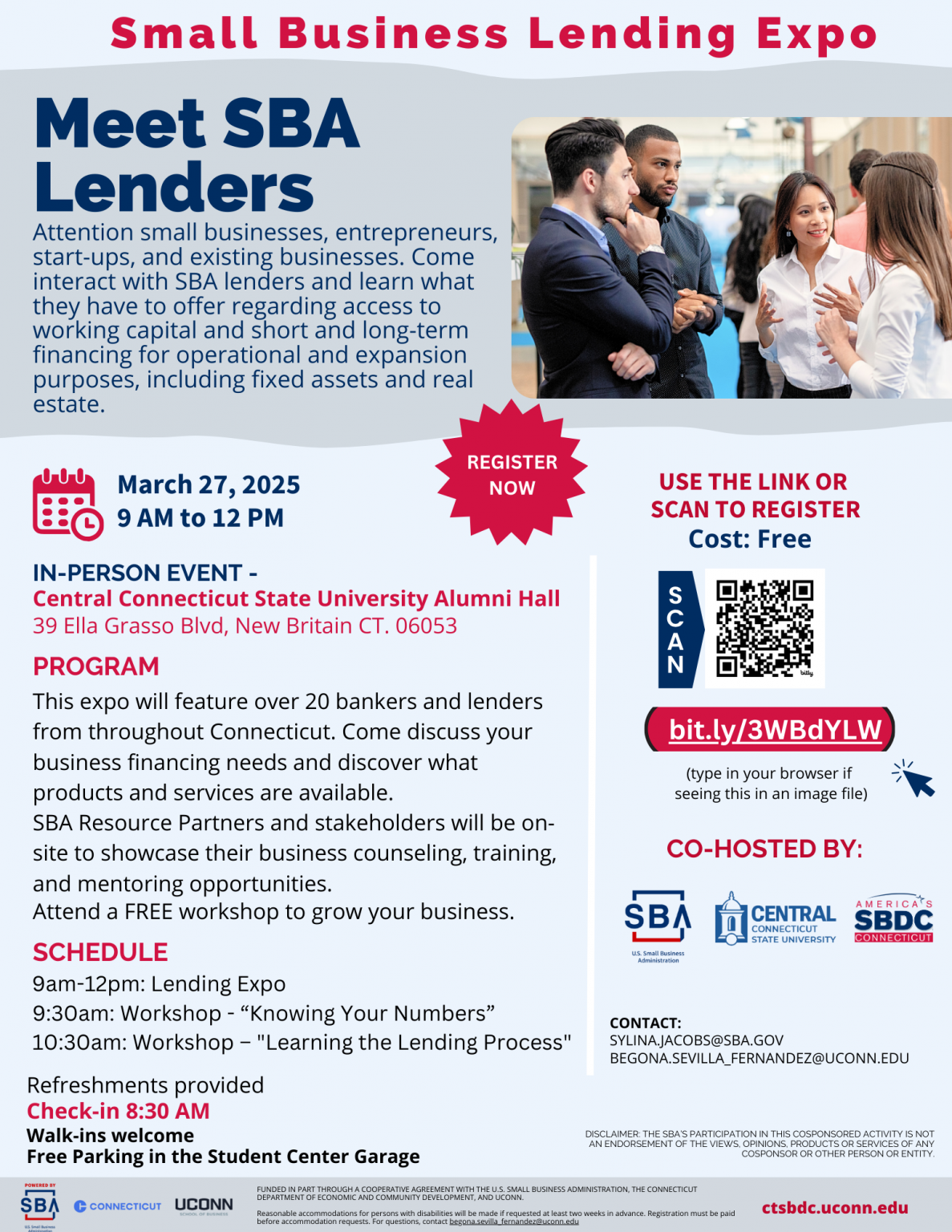 CTSBDC Announces Small Business Lending Expo on March 27, 2025 ...